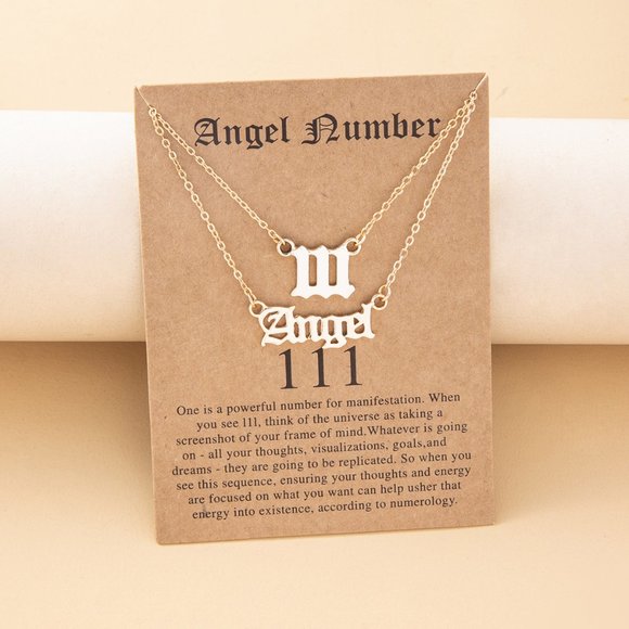 Jewelry | Angel Number Necklace 111 | Poshmark